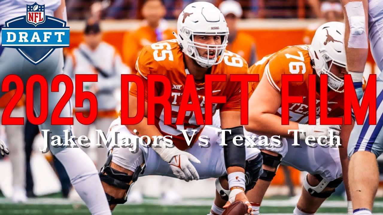 2025 Draft Film: Texas IOL Jake Majors Vs Texas Tech(2023) - YouTube