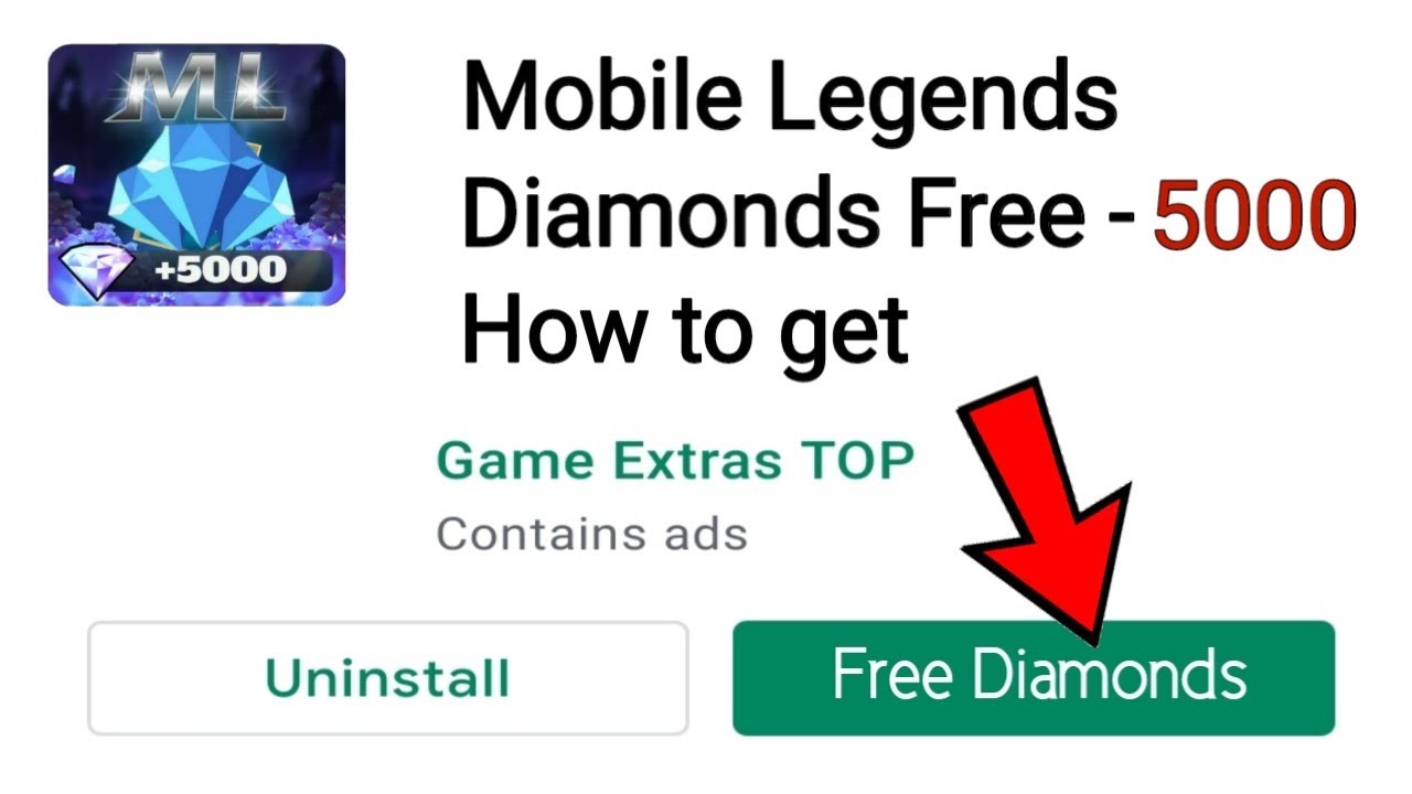 How to get Free 5000 Diamonds and Wallpaper in Mobile Legends - YouTube