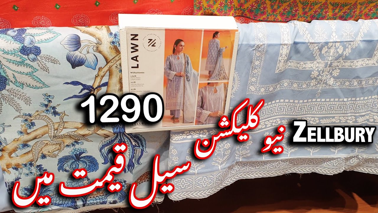 ️ Zellbury New Lawn Collection 2025 ️🥳 / Zellbury Summer Collection Rs ...