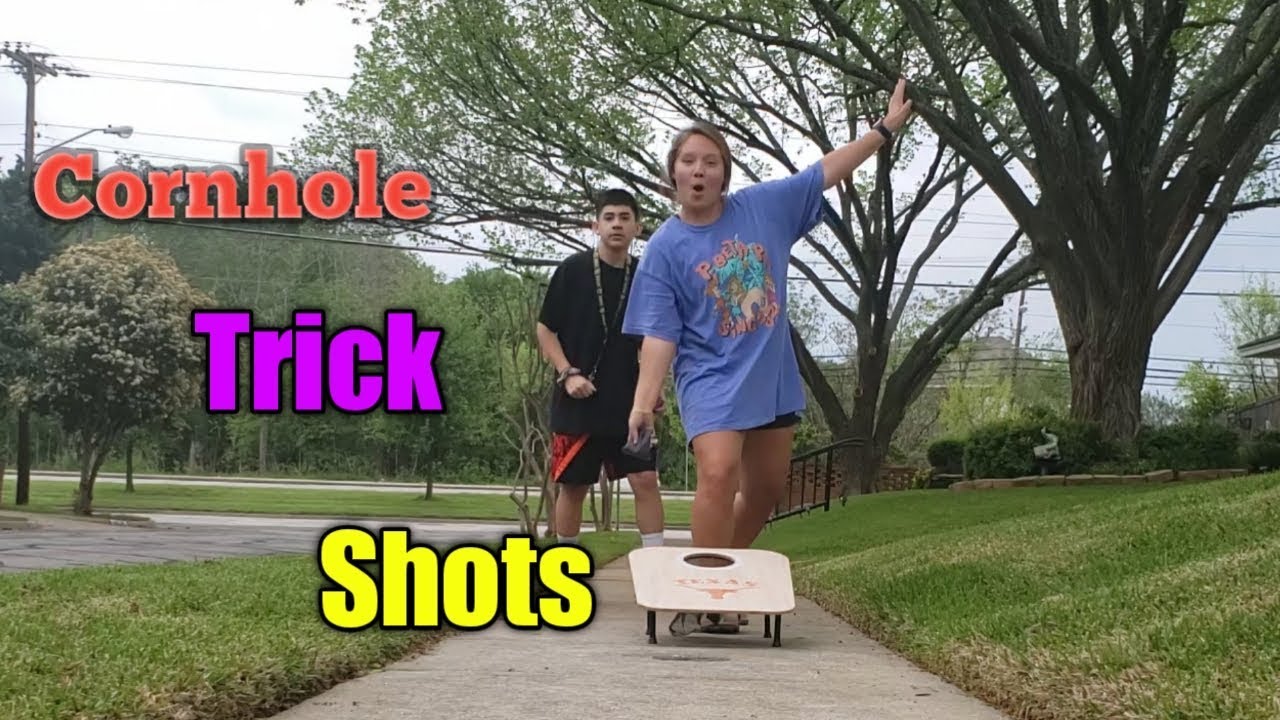 Cornhole Trick Shots - YouTube