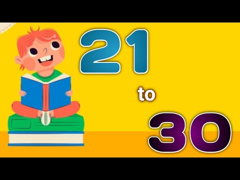 LEARN NUMBER COUNTING 21 to 30 || IN ENGLISH || FOR KIDS 😊 || KIDS ...