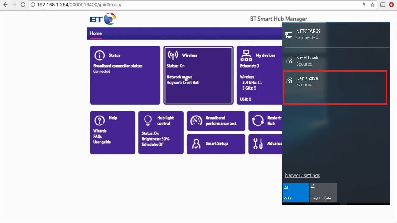 BT HH6 How to change Wireless Name & Password - YouTube
