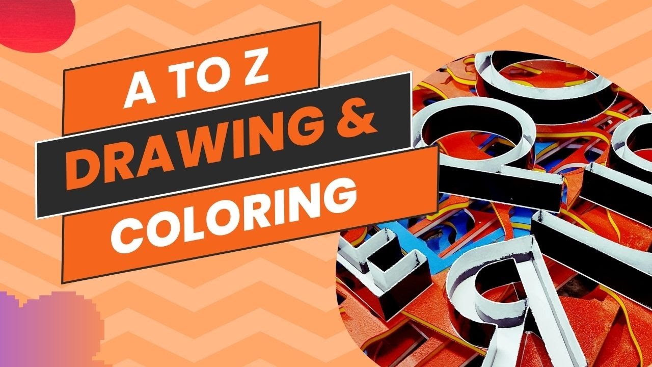 ABC || PAINTING AND DRAWING | FUN WITH ALPHABET : - YouTube