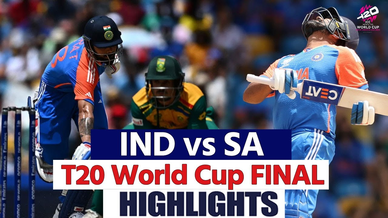 IND vs SA T20 World Cup Final Highlights: India vs South Africa T20 ...