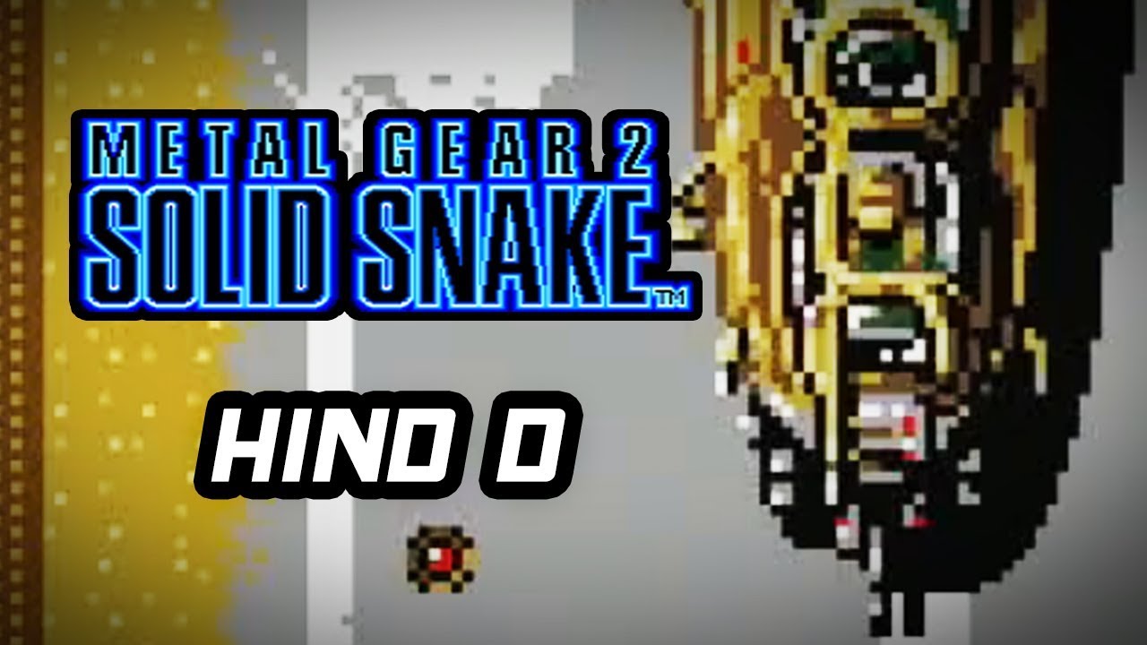 HIND D BOSS FIGHT - Metal Gear 2: Solid Snake (MG2) - YouTube