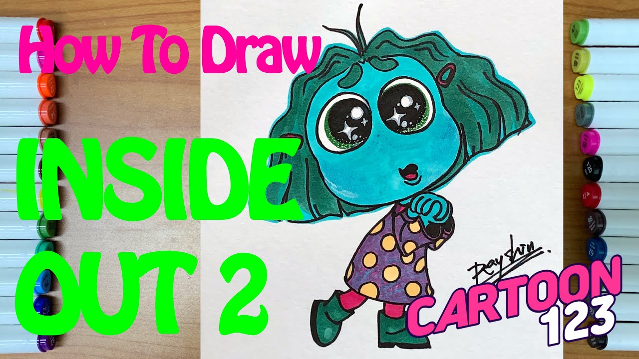 How To Draw and Color INSIDE OUT 2 I ENVY - YouTube