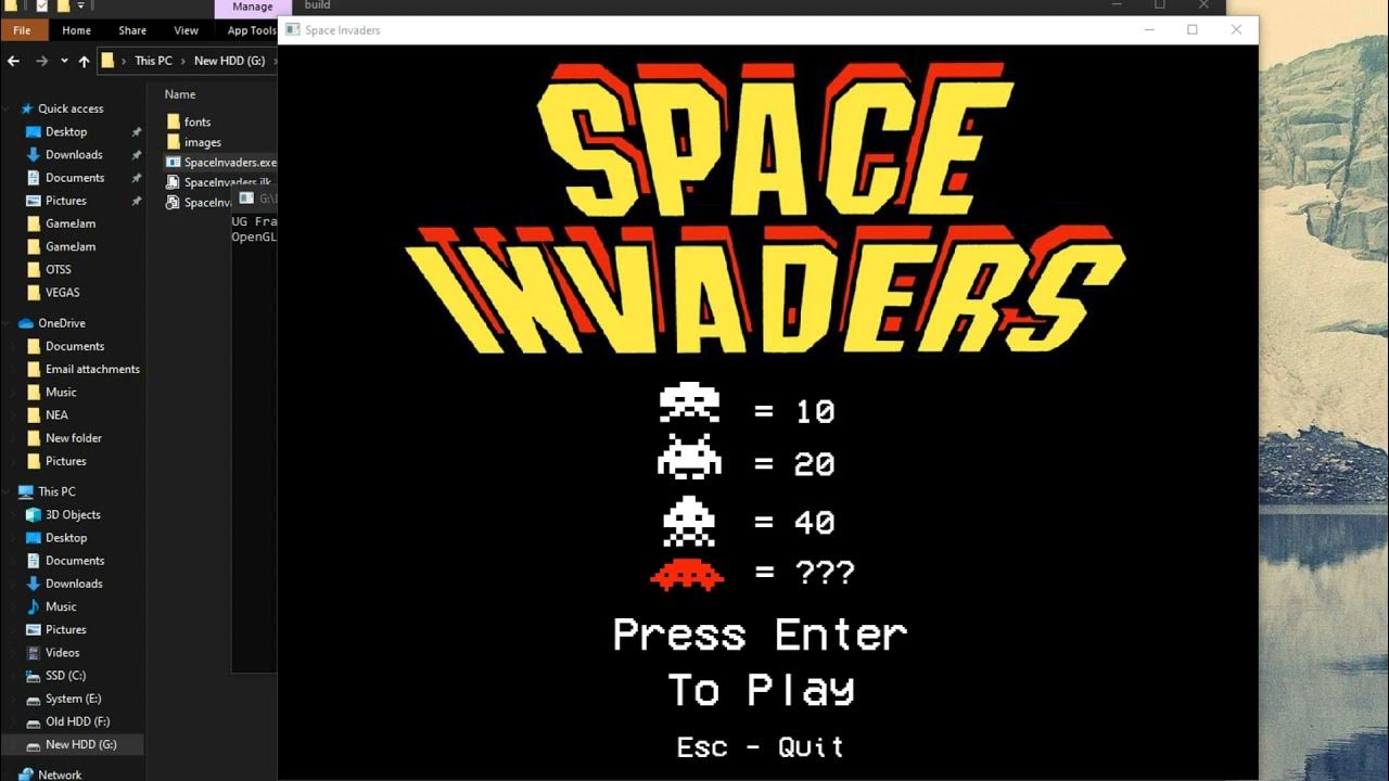 Space Invaders| C++ | OpenGL - YouTube