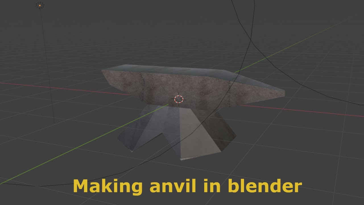 Making anvil in blender - YouTube