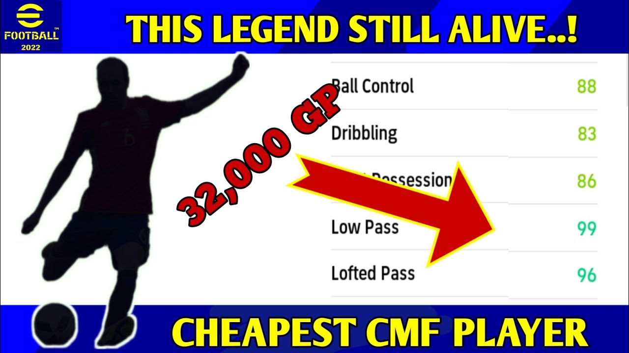 99 Low Pass! 96 Lofted Pass! Cheapest CMF Legendary Player in eFootball ...