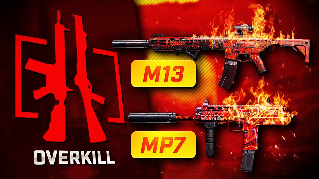 The ULTIMATE overkill LOADOUT To Use IN COD WARZONE!/ NO RECOIL M13 MP7 ...