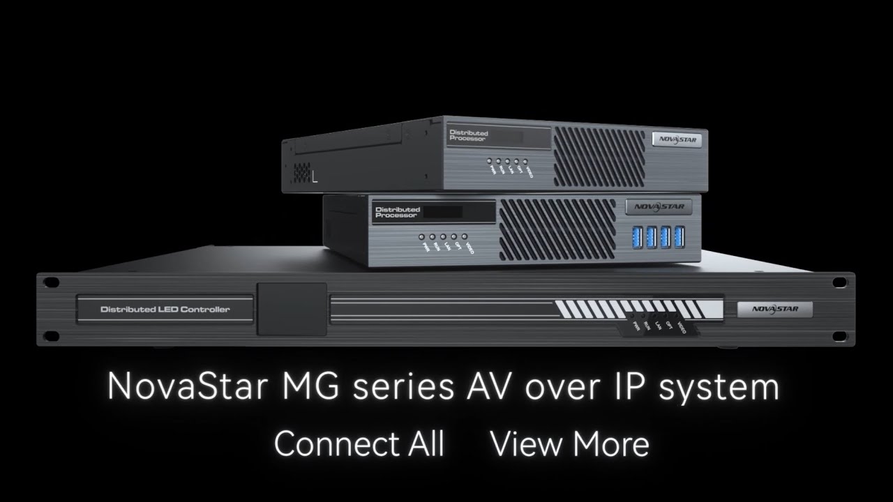 NovaStar MG Series AV over IP System - YouTube