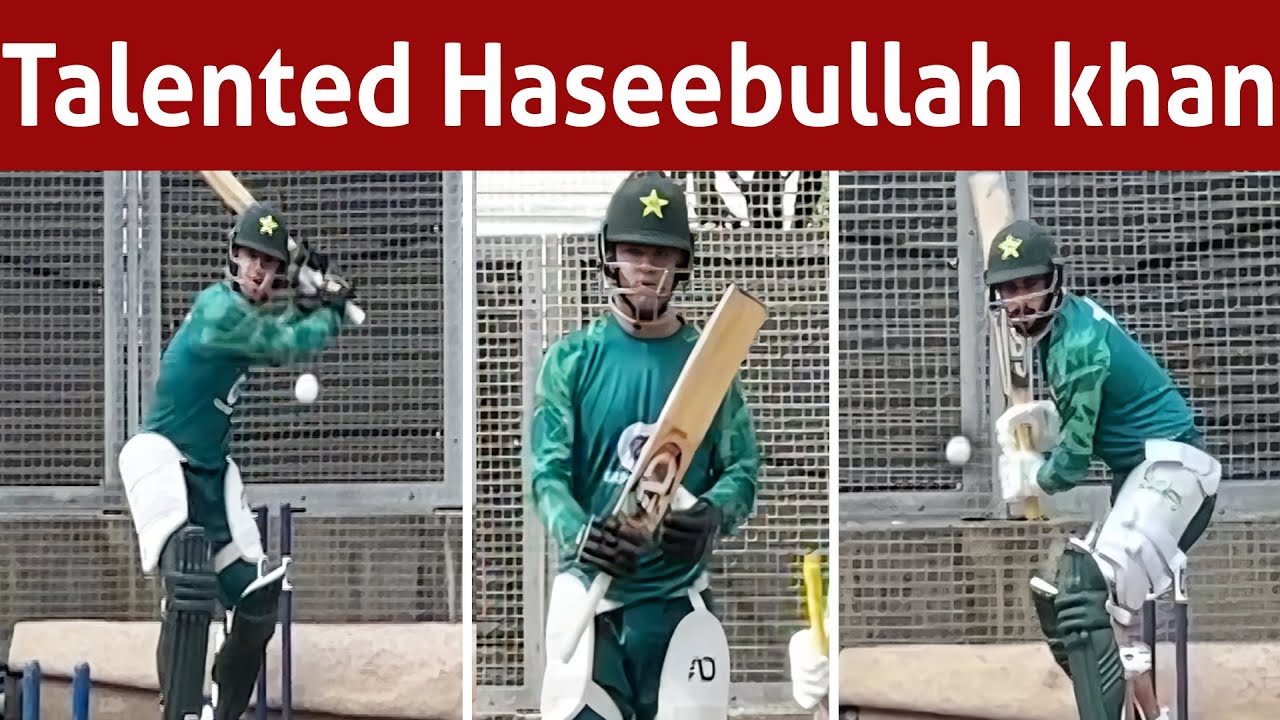 Third Wicketkeeper Haseebullah batting with Sahibzada Farhan. - YouTube