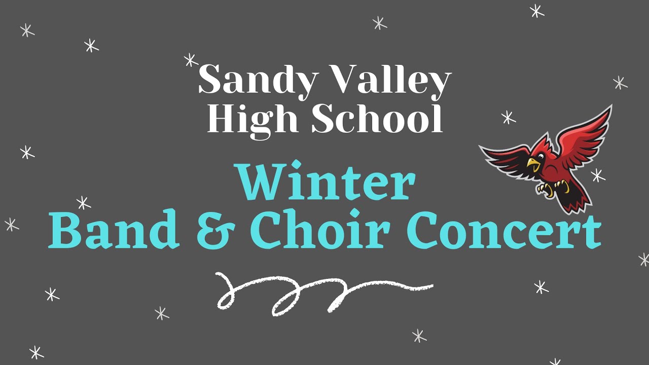 Sandy Valley Winter Band & Choir Concert 2021 - YouTube