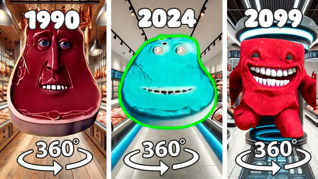 🥩 VR video meme 360 5D ei ei ei i'm on vacation in different years ...