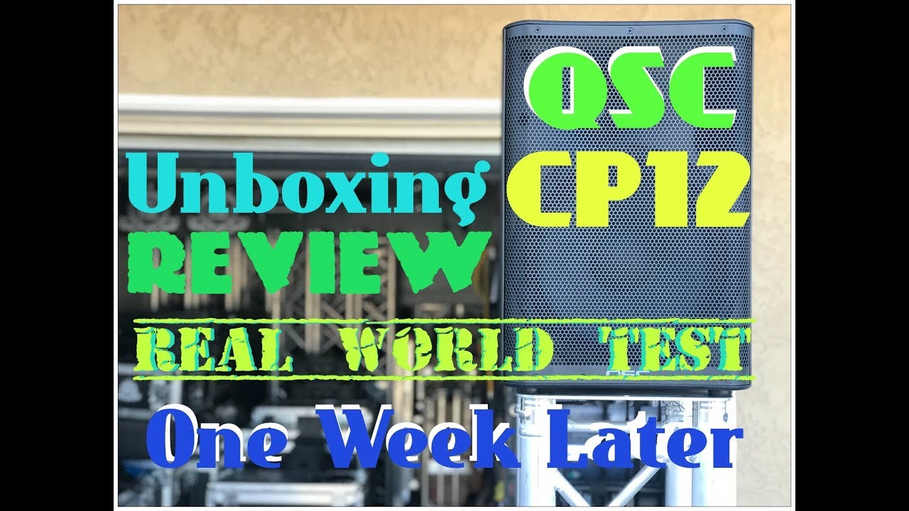 QSC CP12 Unboxing. Review. Real world test. One week later. - YouTube
