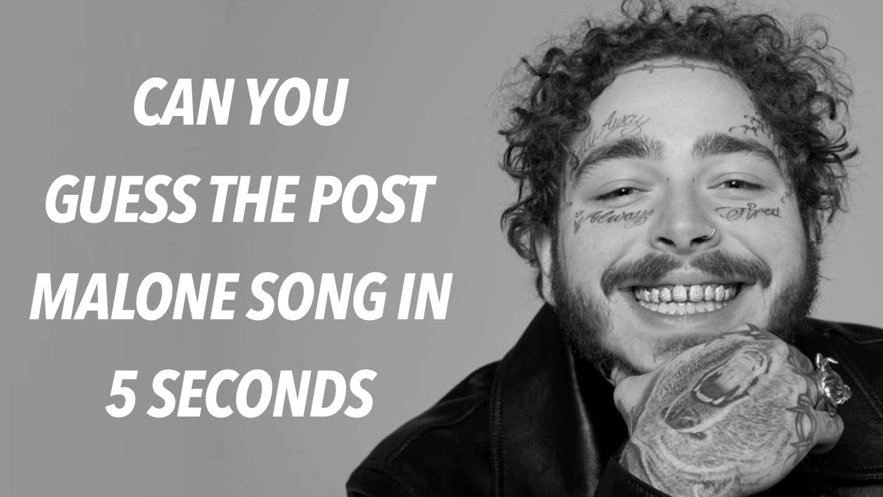 Try To Guess The Post Malone Song In 5 Seconds (True Fan Test) - YouTube