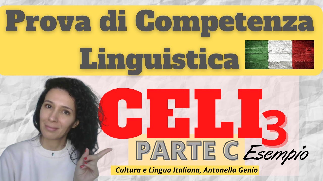 CELI3/ livello B2/ Prova di Competenza Linguistica (ESEMPIO) CELI ...