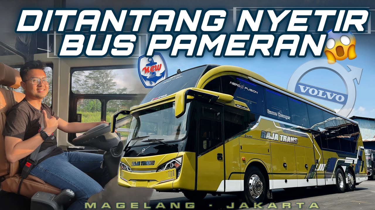 NGERI BANGET, PENGALAMAN PERTAMA BAWA BUS PAMERAN‼️Raja Trans New ...