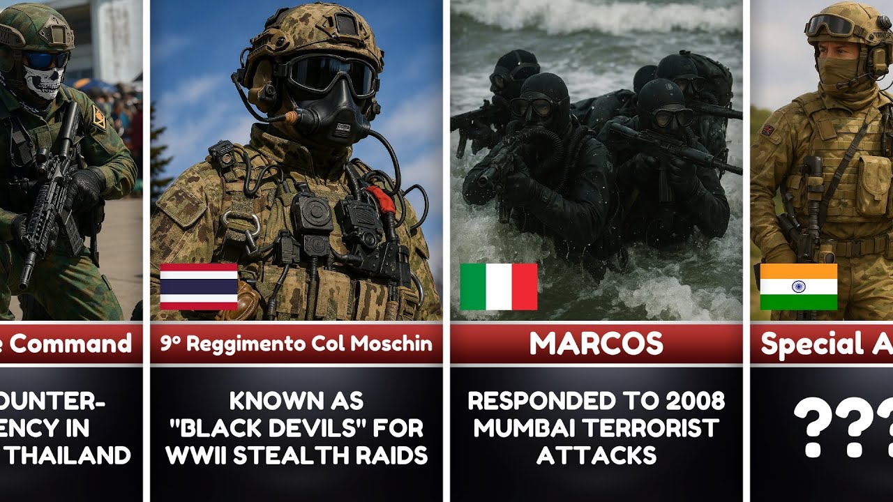Top Elite Special Forces in the World 🔥 | Most Fearless Military Units ...