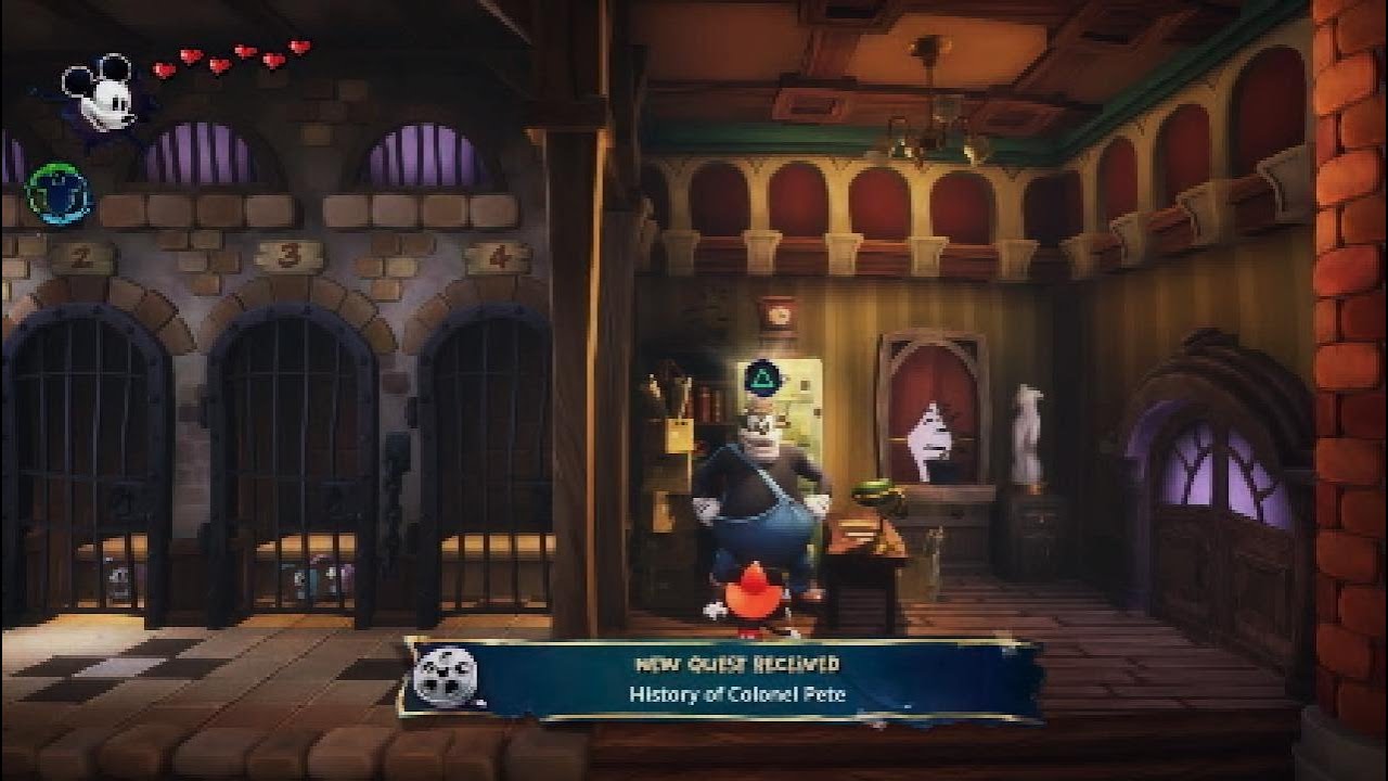 Epic Mickey Rebrushed History of Colonel Pete - YouTube
