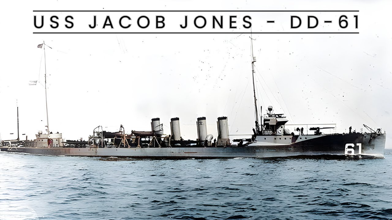 USS Jacob Jones - DD-61 (Destroyer) - YouTube