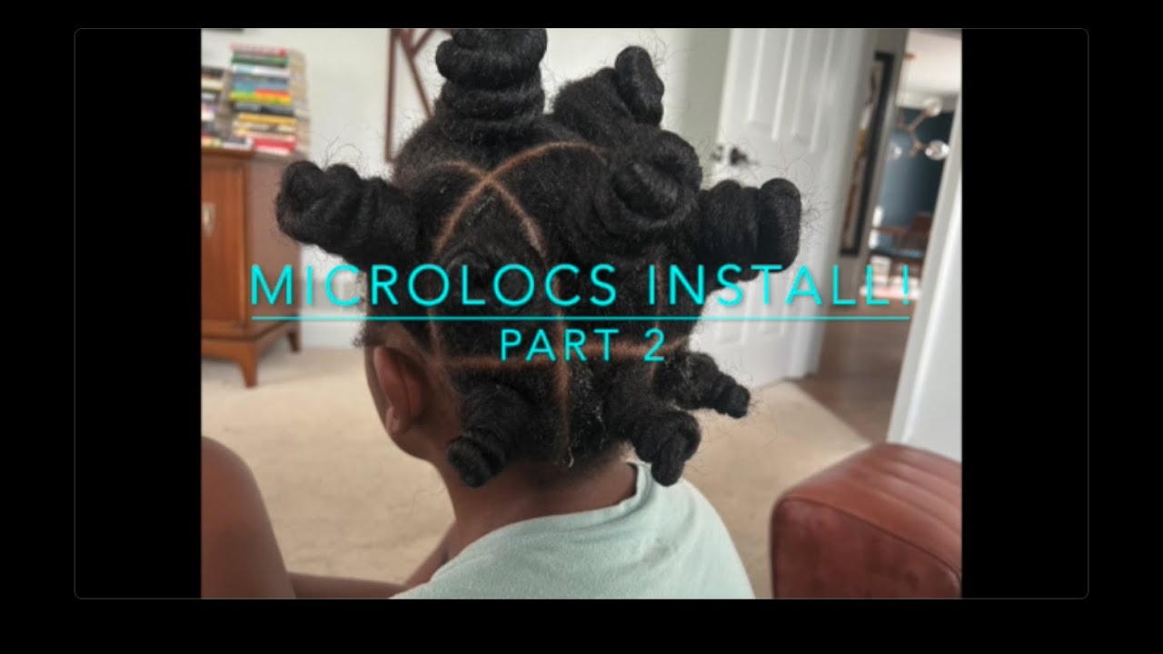 HOW TO| DIY Microlocs Part 2 - The Install - YouTube