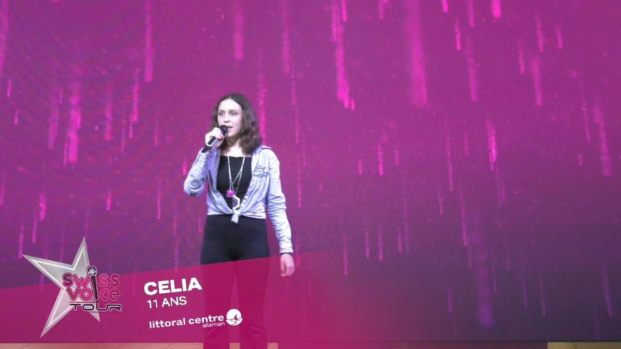 Celia 11 ans - Swiss Voice Tour 2022, Littoral Centre - YouTube