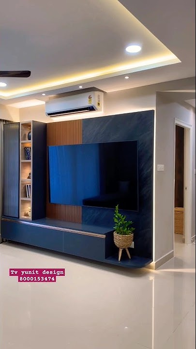 Tv yunit design ideas #shorts #ytshorts #interiordesign - YouTube