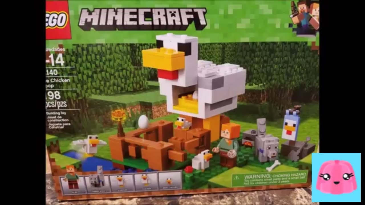 LEGO Minecraft : Alex's Farm THE CHICKEN COOP unboxing - YouTube