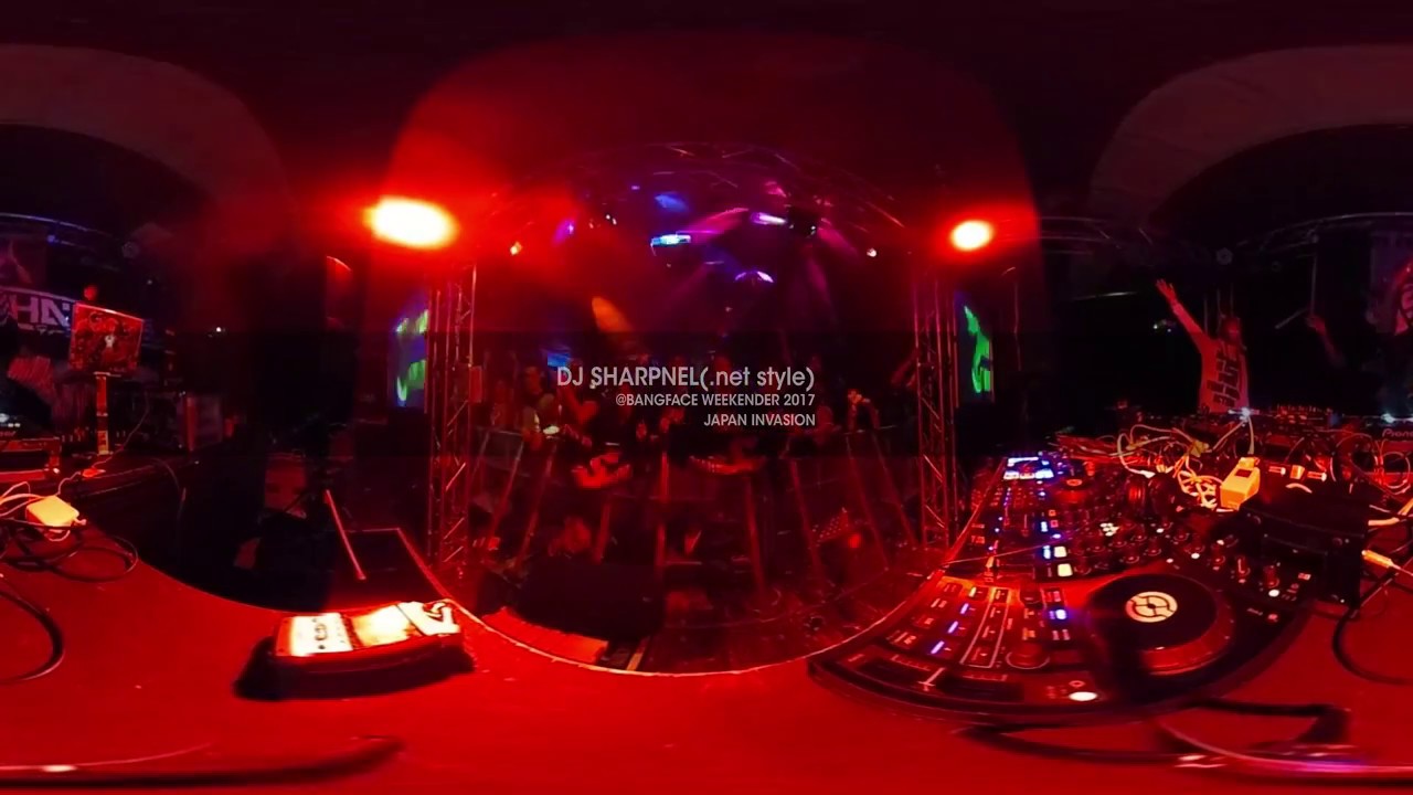 DJ SHARPNEL (.net style) 360 SHOT at BANGFACE WEEKENDER 2017 - YouTube