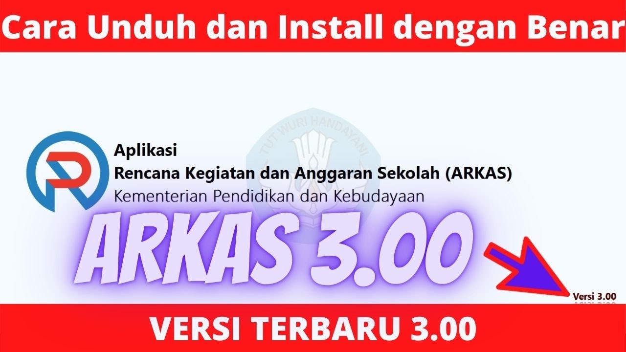 CARA UNDUH DAN INSTALL APLIKASI ARKAS 3.00 DENGAN CEPAT - YouTube