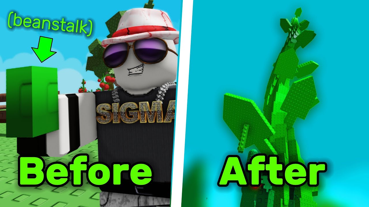 I grew a MASSIVE BEANSTALK In Roblox! (Grow a Garden) - YouTube