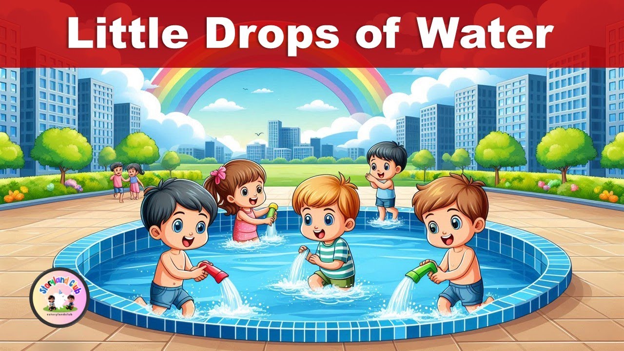 Little Drops of Water | English Poem | English for Kids - YouTube