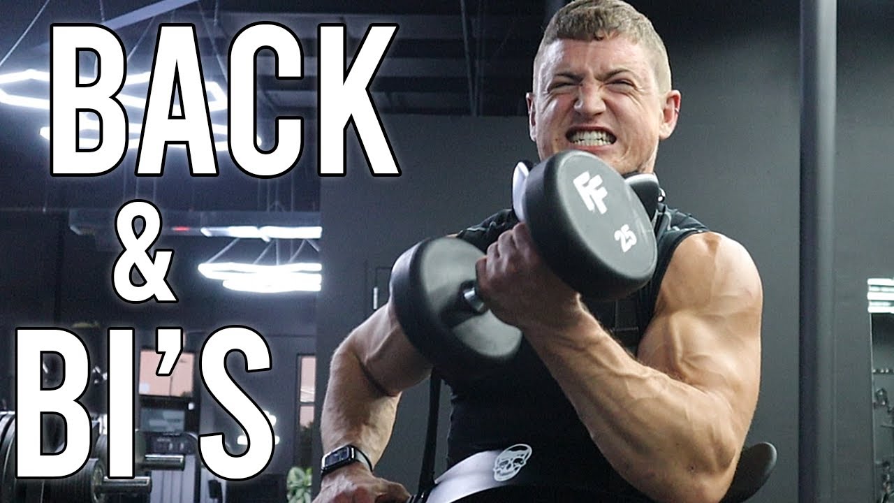 RAW BACK/BI WORKOUT EXPLAINED | 9 WEEKS OUT - YouTube