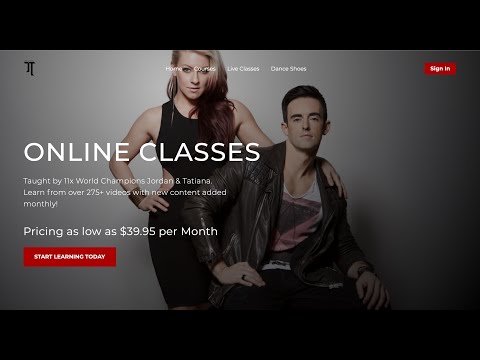 WEST COAST SWING Online Classes - Jordan Frisbee & Tatiana Mollmann