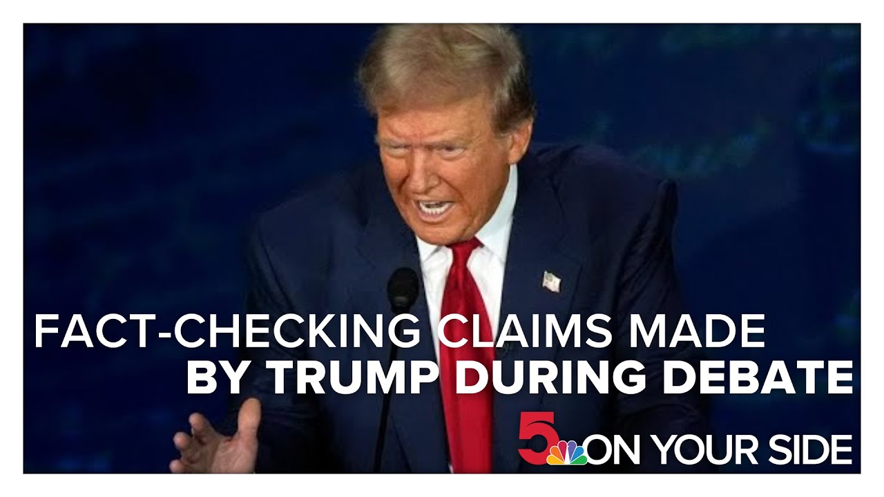 Fact-checking claims made by former President Donald Trump during ...