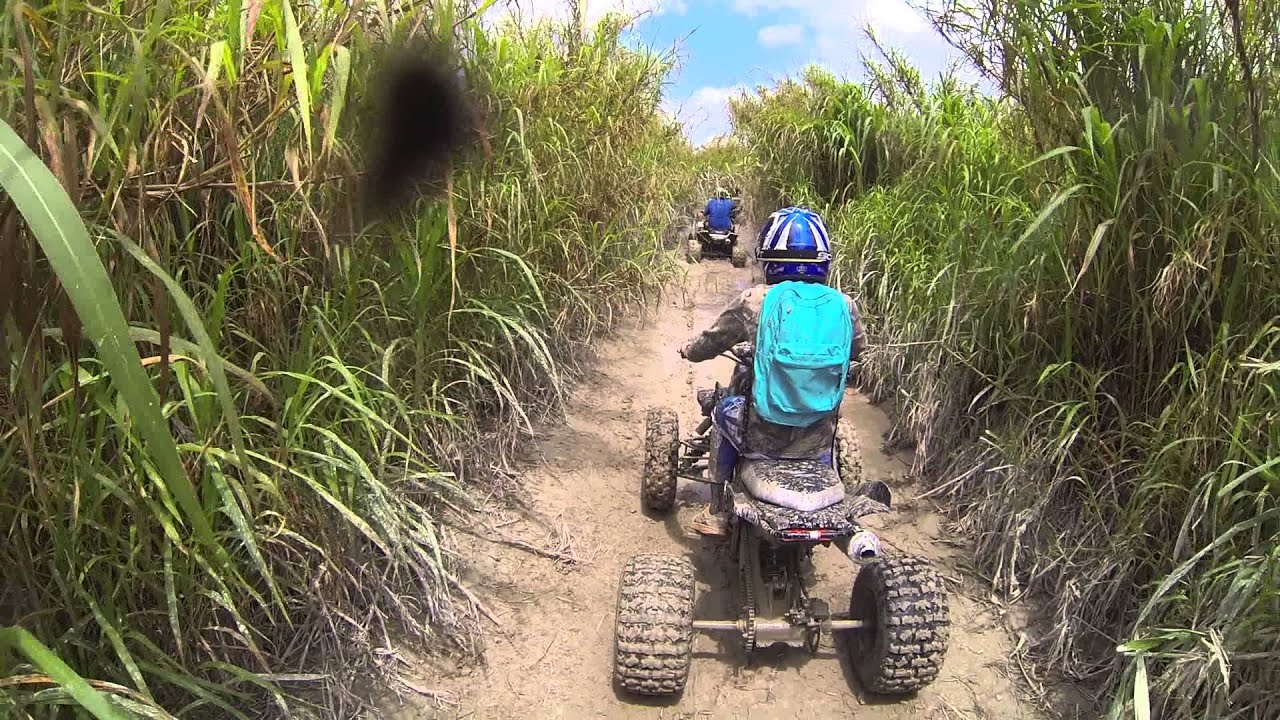 Mudding with friends Atv's and Atc's - YouTube