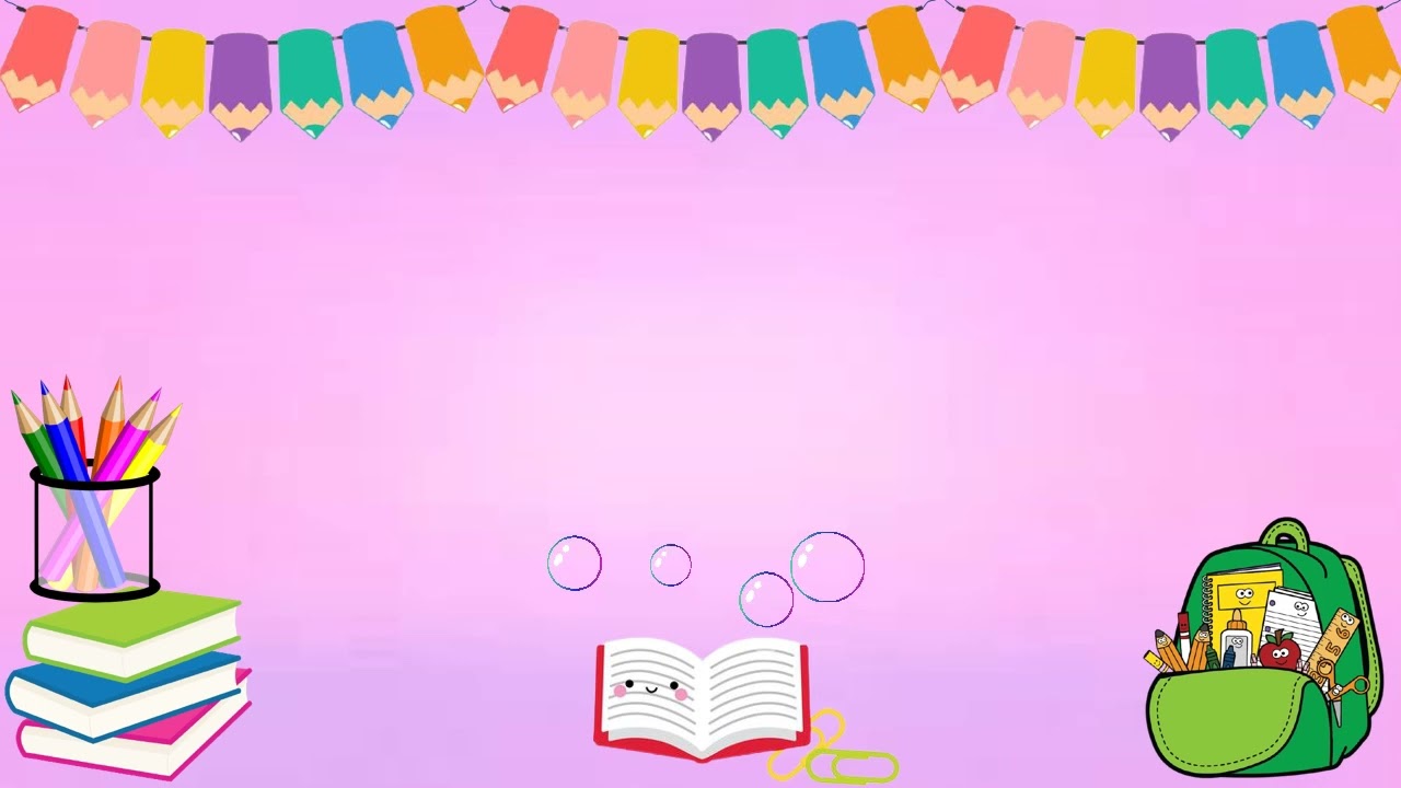 BACK TO SCHOOL - Animated SCREEN background Education - Virtual/Online ...