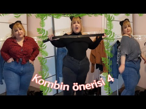 GENÇ BÜYÜK BEDEN KOMBIN ONERILERI🌸 | SADECE JEAN KOMBIN 🧡