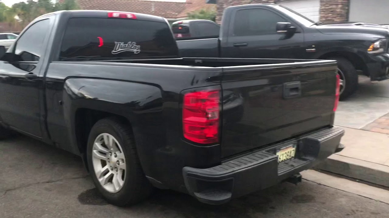 Boosted Silverado Cruising - YouTube