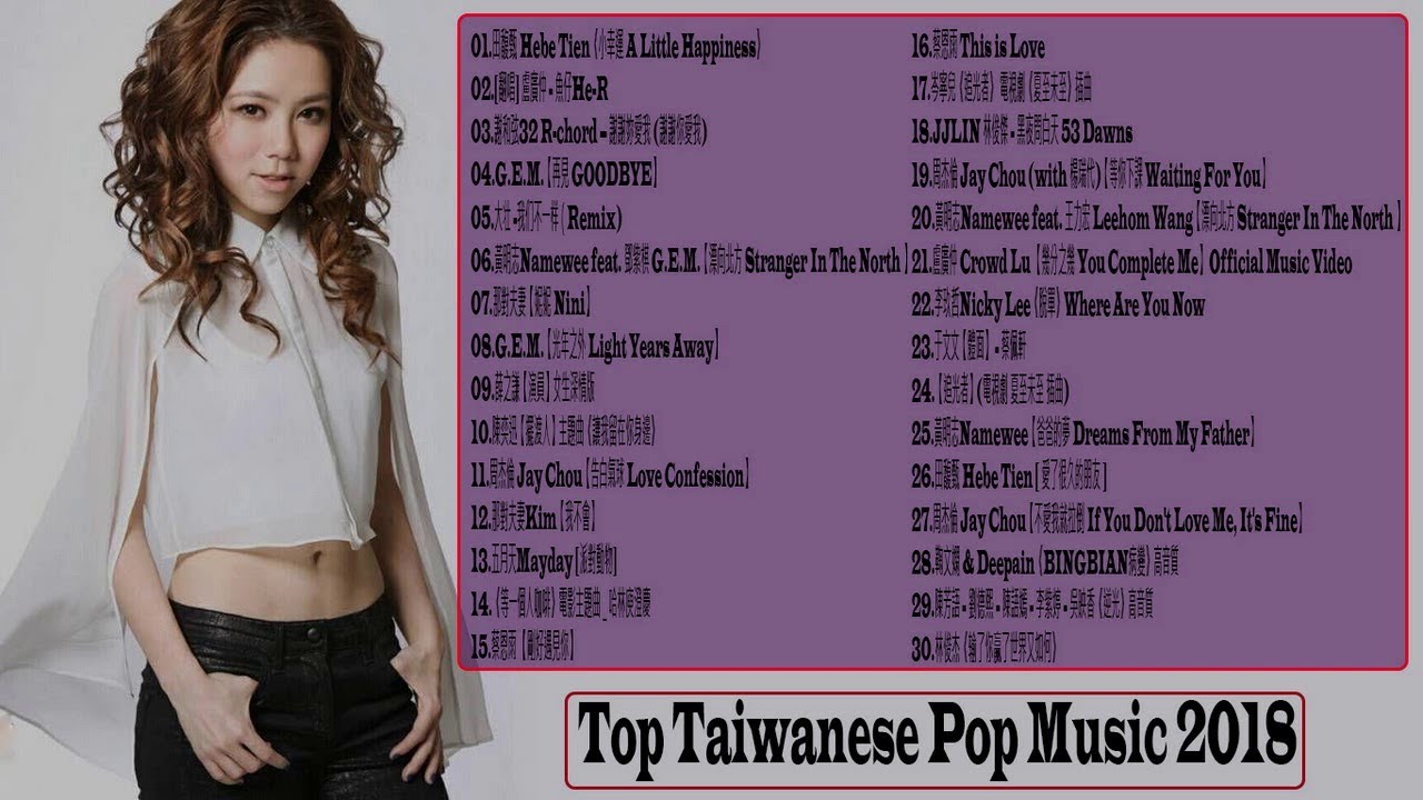 Top 100 Mandarin Songs Of 2018 - Taiwan New Pop Music 2018##Taiwan Most ...