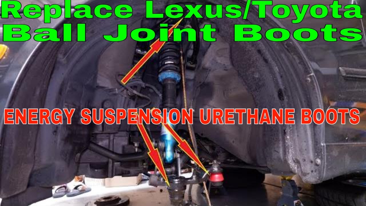 How to Replace Ball Joint Rubber Boots | Lexus IS300/GS300/SC300 ...