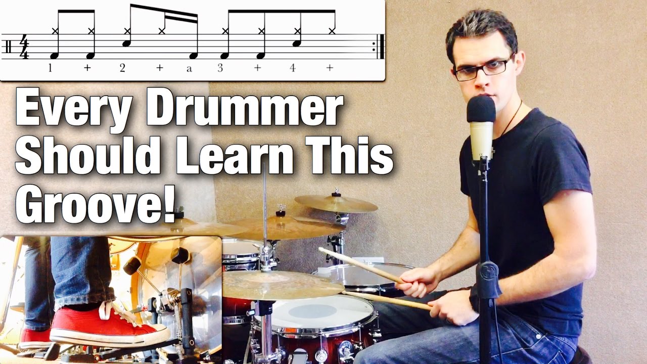 Every Drummer Should Learn This Groove! Kick Independence | Drum Lesson ...