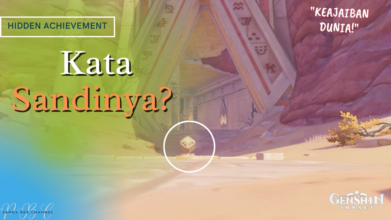 Kata Sandinya? | Hidden Achievement | Keajaiban Dunia 【Genshin Impact ...