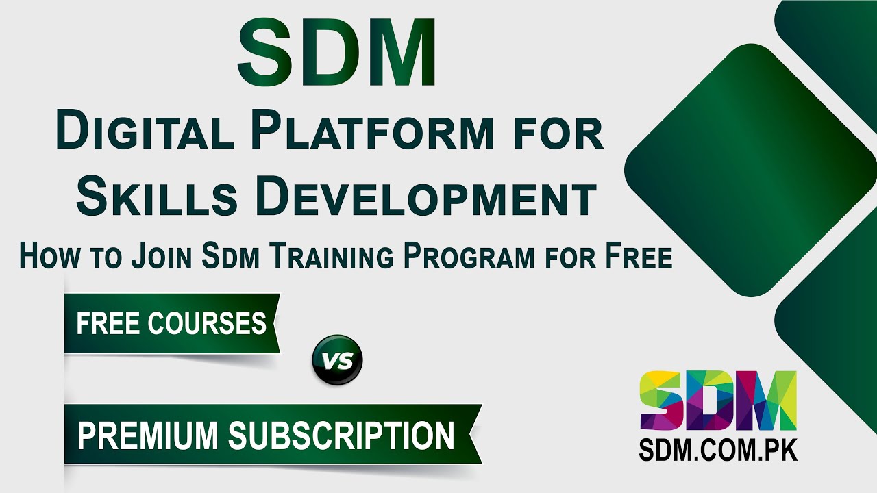 SDM Digital Skills Development Program | Free & Premium Course 🔥 - YouTube