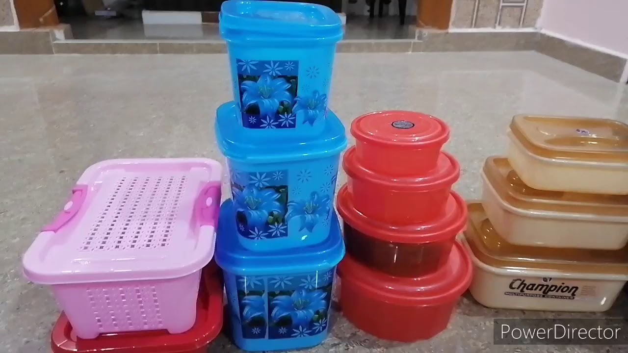 my home tour and kitchen storage boxes in begum bazar - YouTube