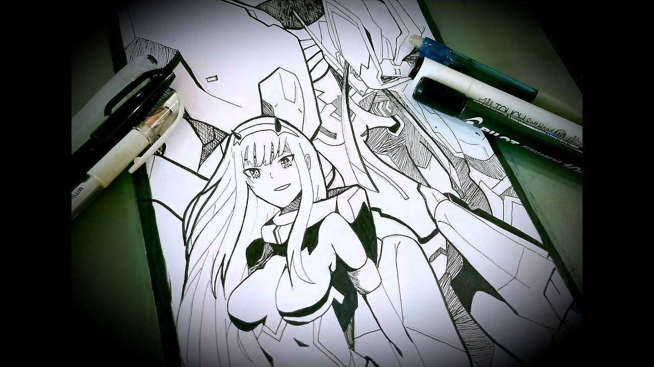 Drawing 02 | Darling In The Franxx - YouTube