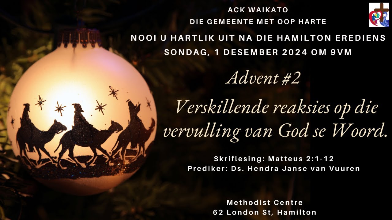 Advent #2: Verskillende reaksies op die vervulling van God se Woord ...