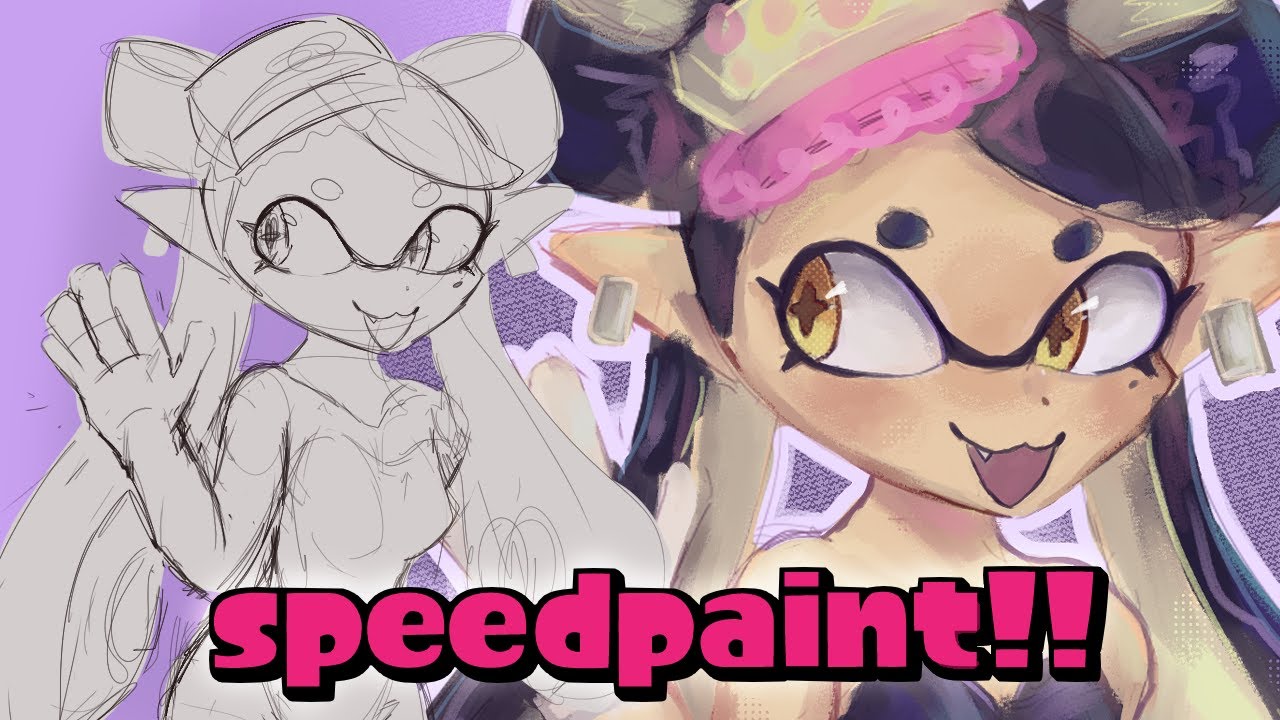 [SPEEDPAINT] Callie from splatoon!!! - YouTube