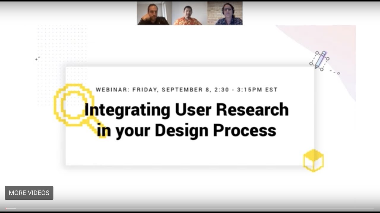Webinar - Integrating User Research in your Design Process - YouTube